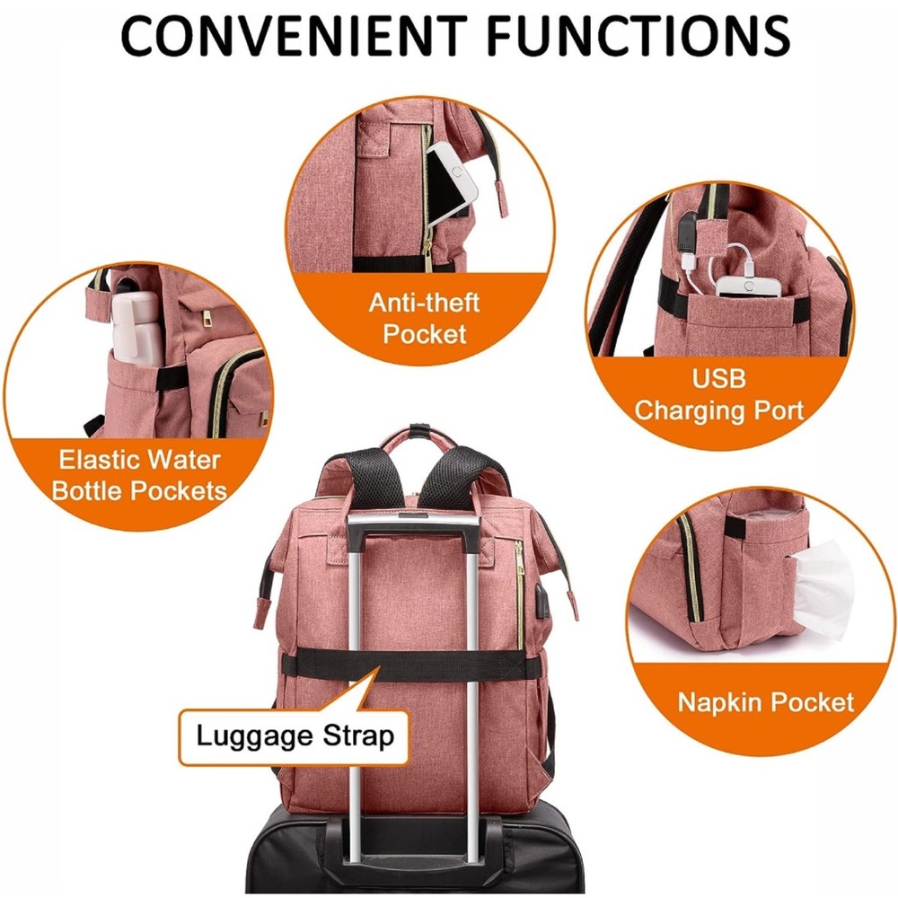 Lovevook Laptop Backpack - Light Pink - Gem